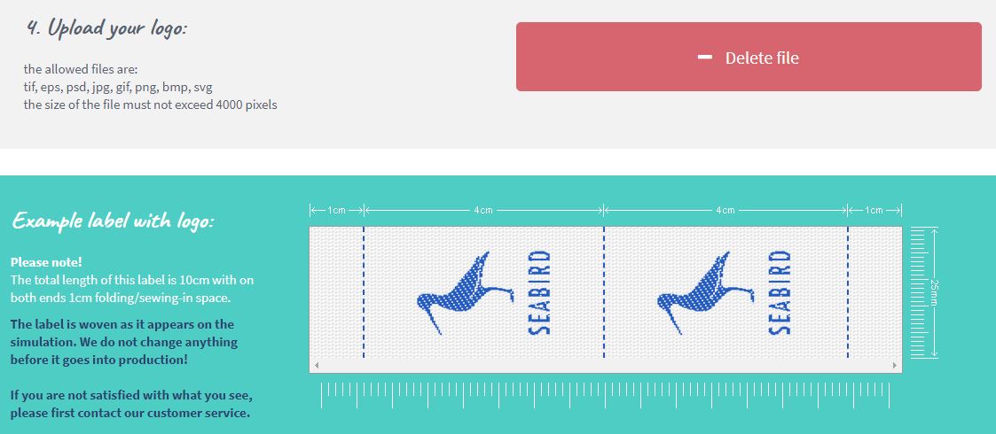 Designing a label with logo - What to pay attention to? - Nominette